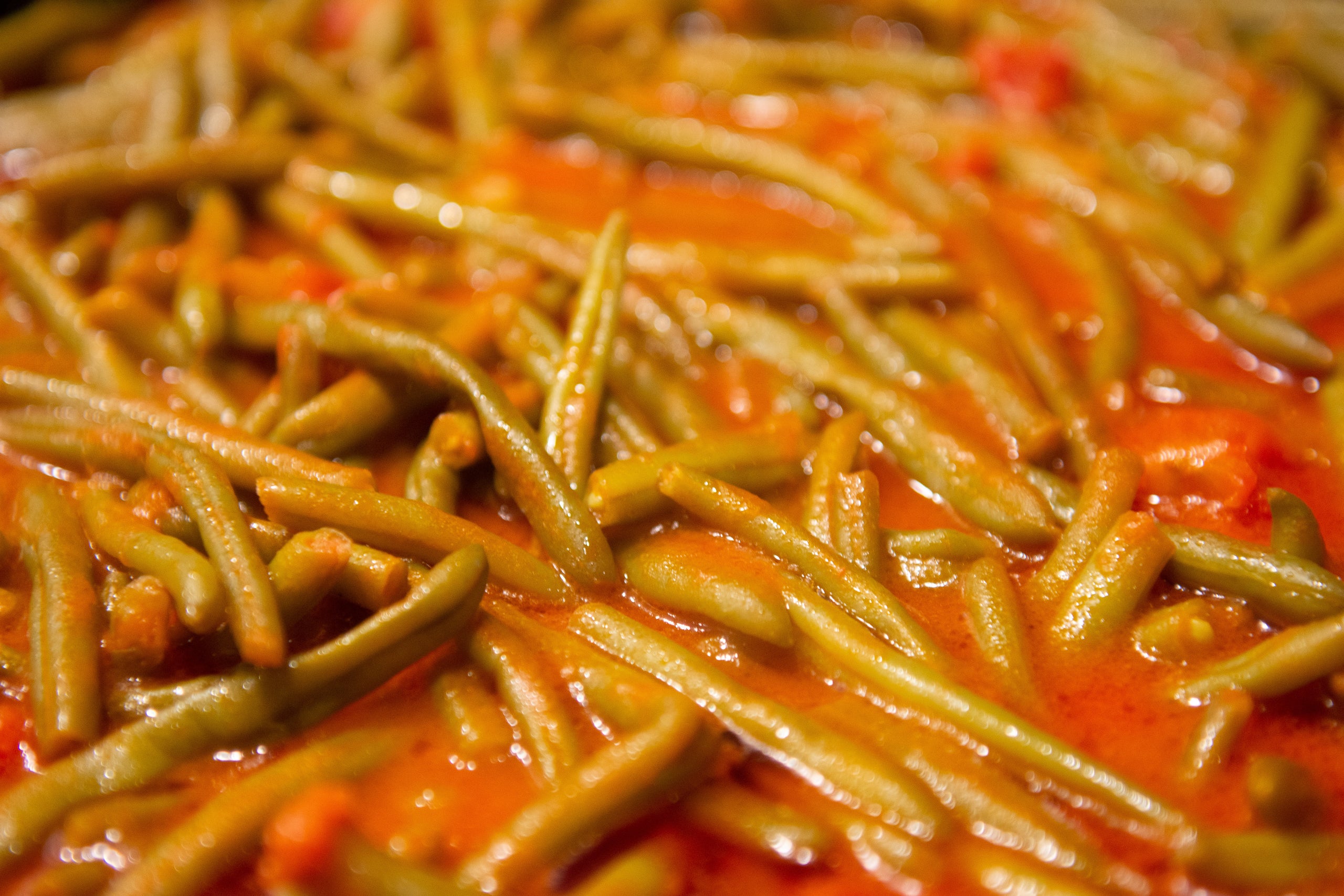 Turkish Green Beans in Tomato Sauce | Bella's Mediterranean Food,LLC